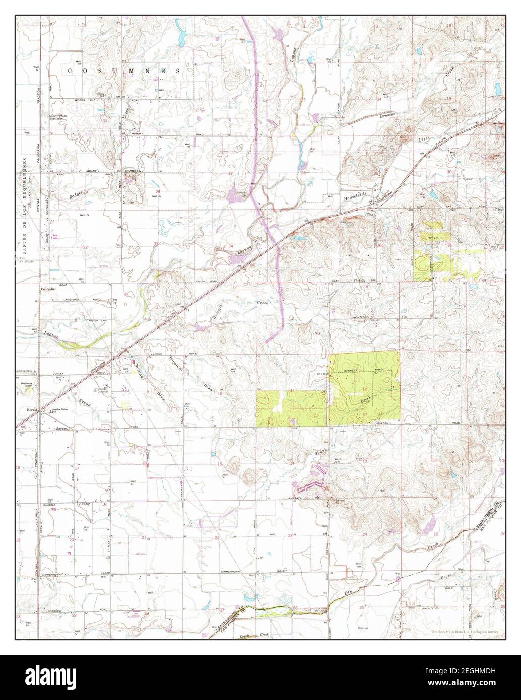 Clay, California, map 1968, 1:24000, United States of America by ...