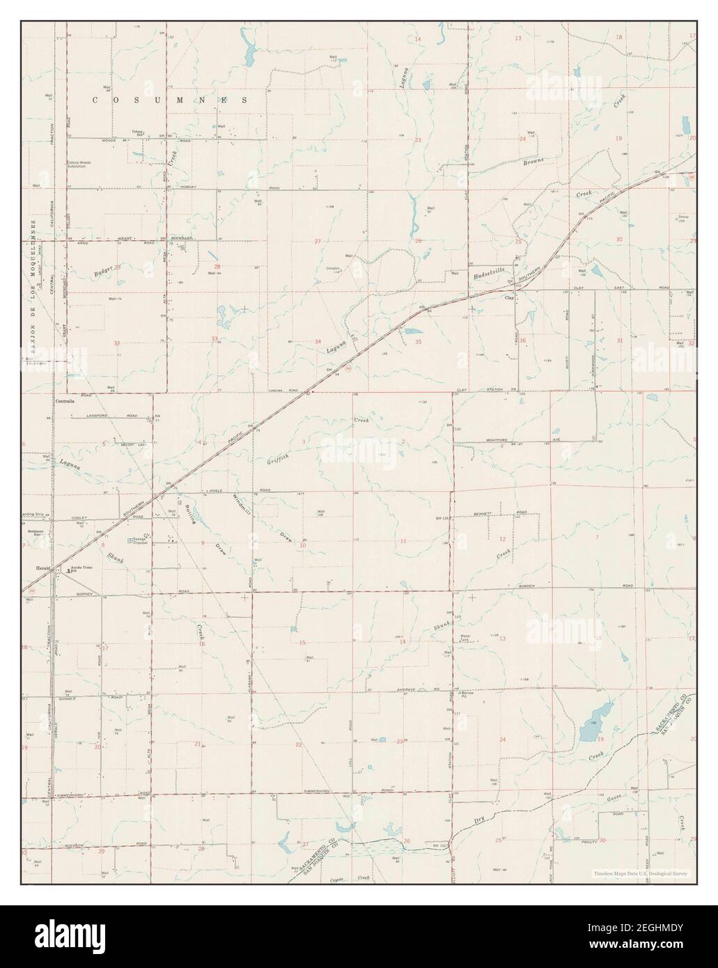 Clay, California, map 1968, 1:24000, United States of America by ...