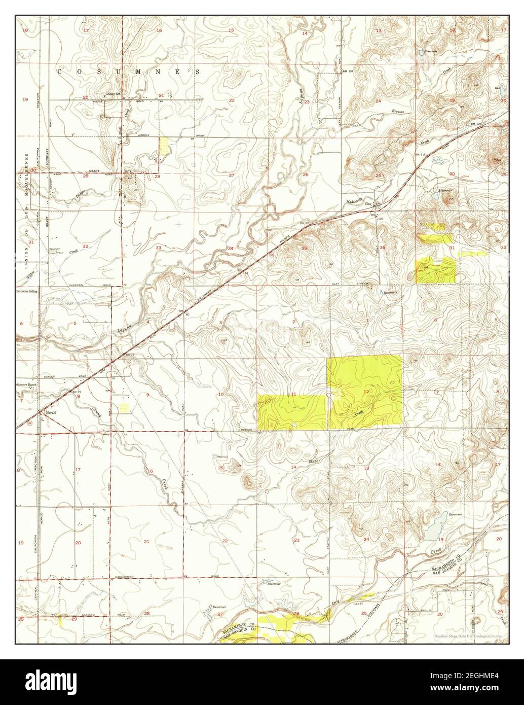 Clay, California, map 1953, 1:24000, United States of America by ...