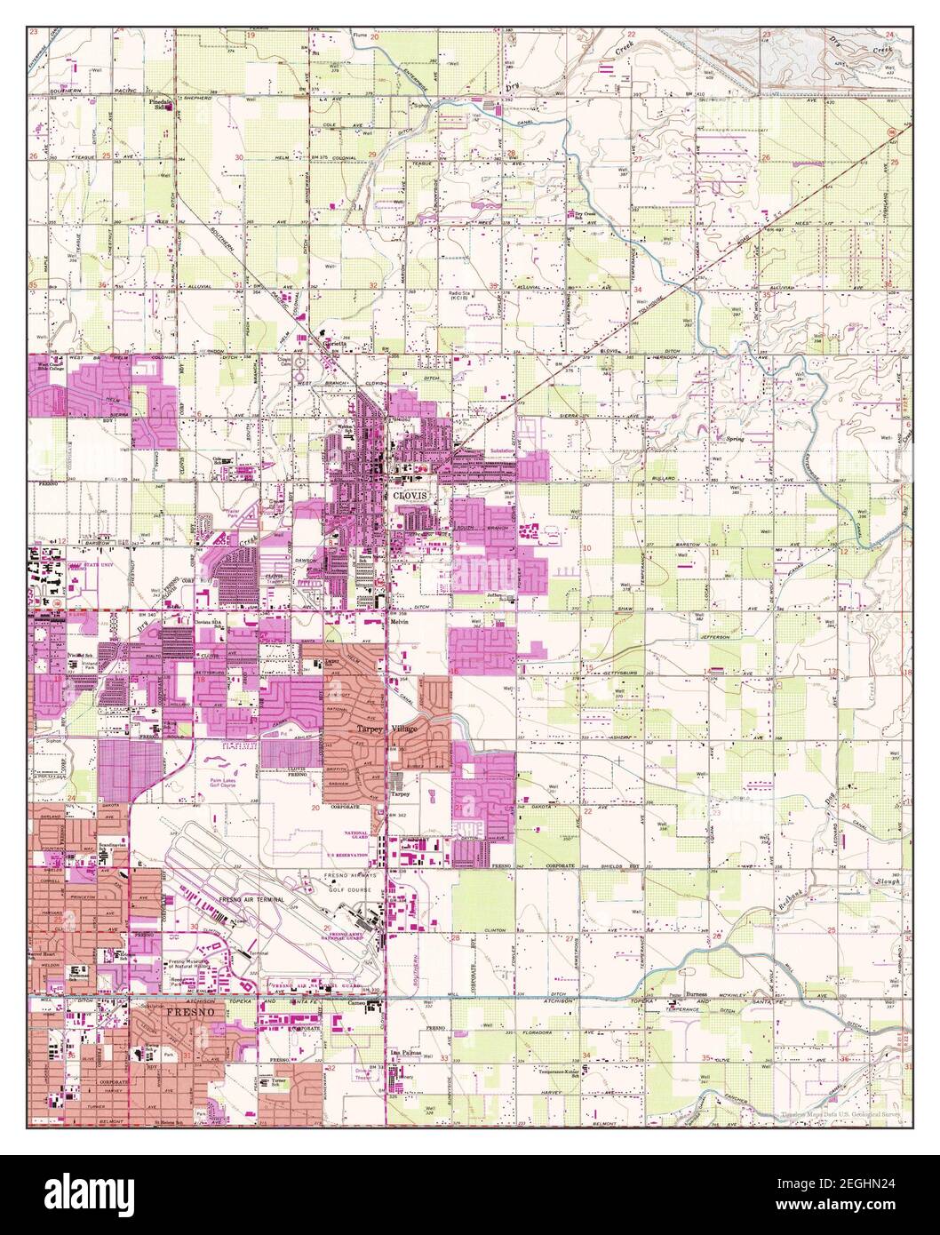 Map Of Clovis High Resolution Stock Photography and Images - Alamy