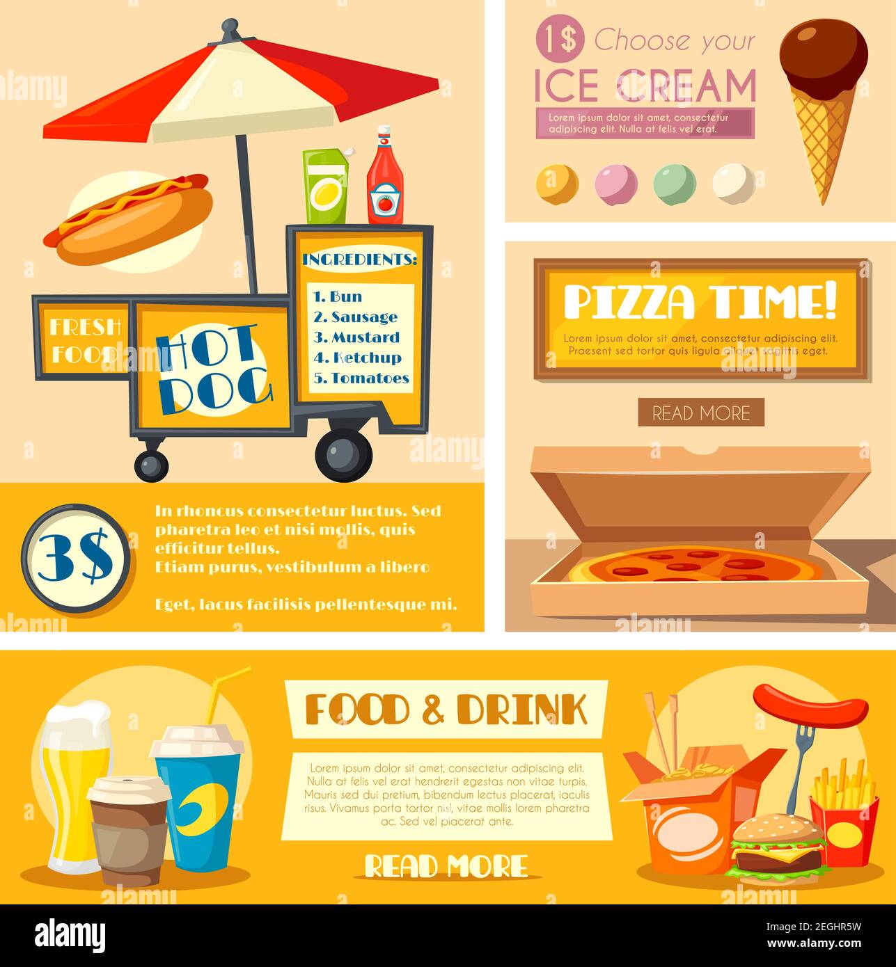 Junk booth Stock Vector Images - Alamy