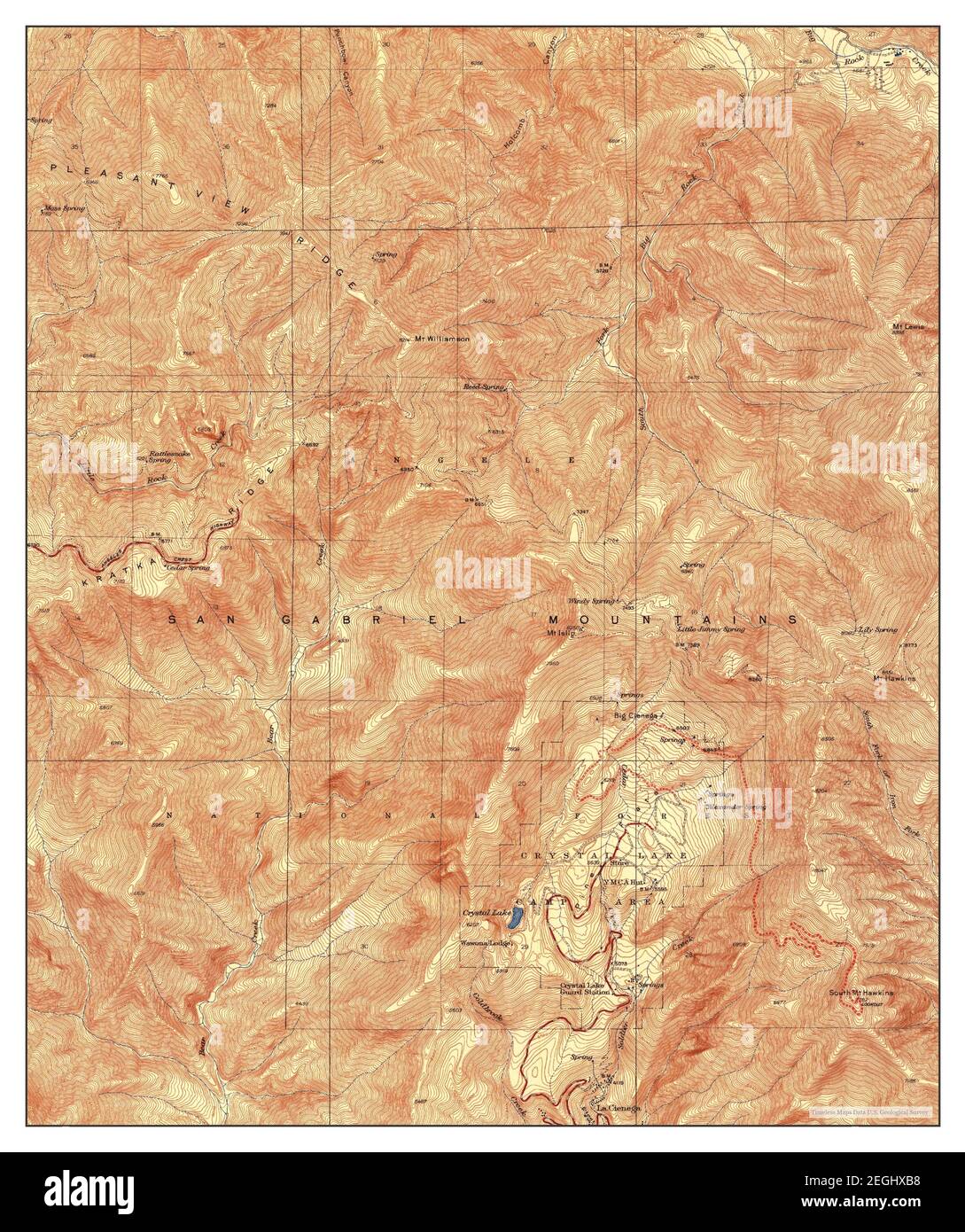 Map of lake crystal Cut Out Stock Images & Pictures - Alamy