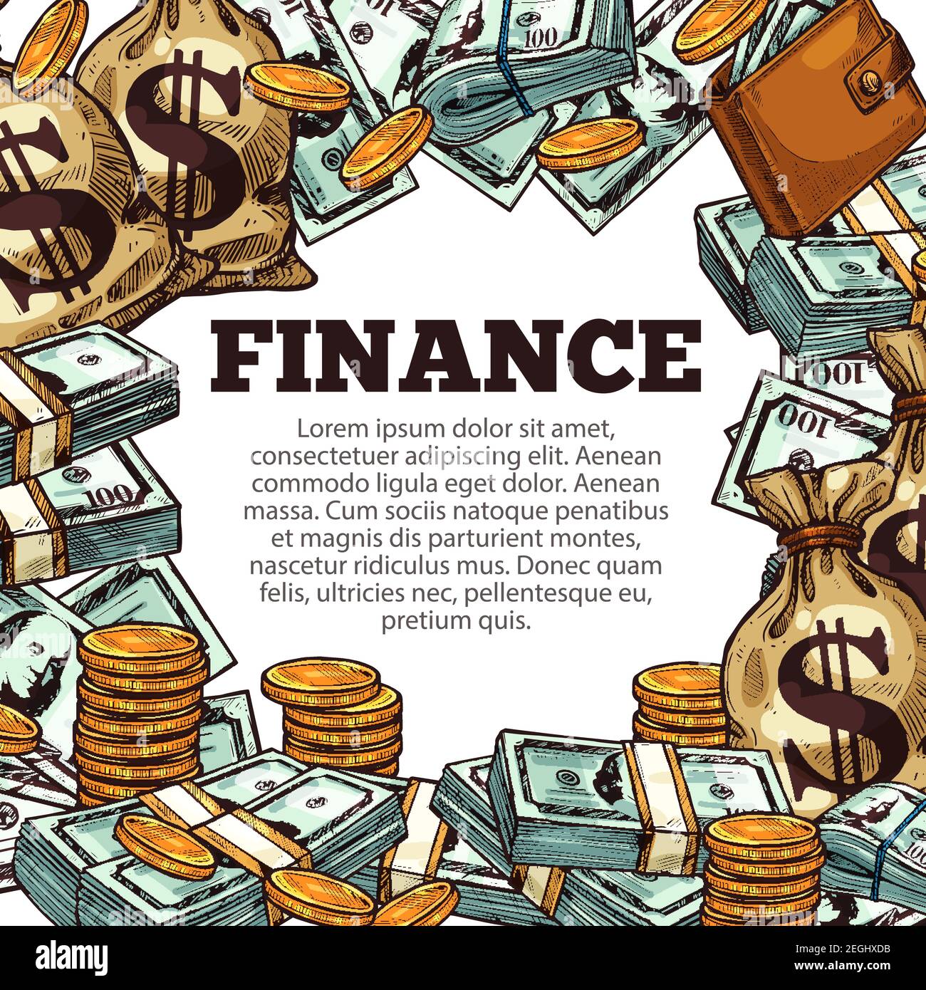 Savings account dollar bill Stock Vector Images - Alamy