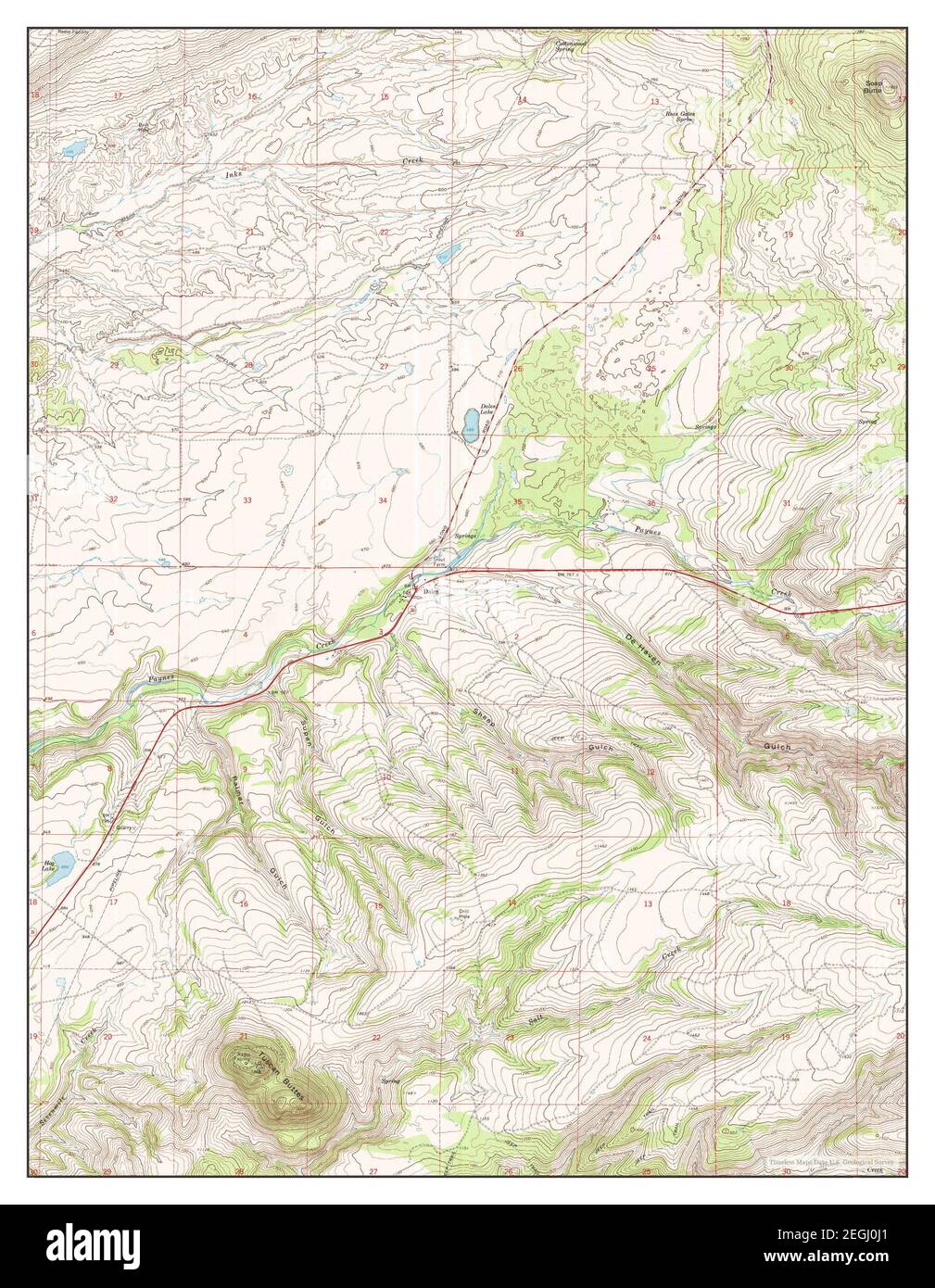Dales, California, map 1965, 1:24000, United States of America by ...