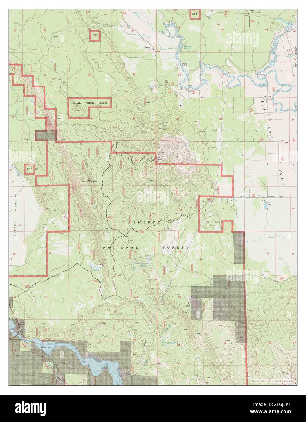 Dana, California, map 1995, 1:24000, United States of America by ...