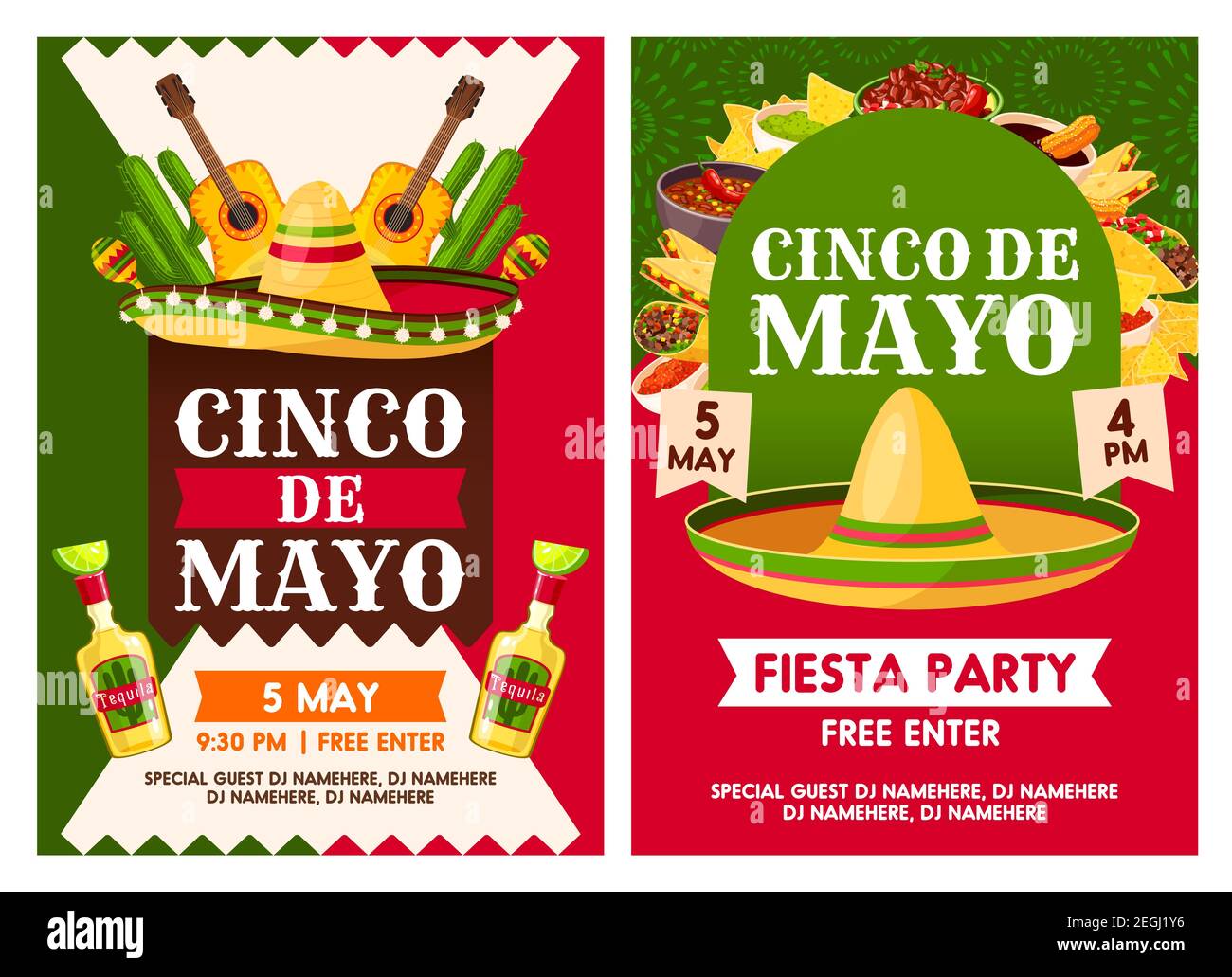 Cinco de Mayo Mexican national holiday celebration fiesta party ...