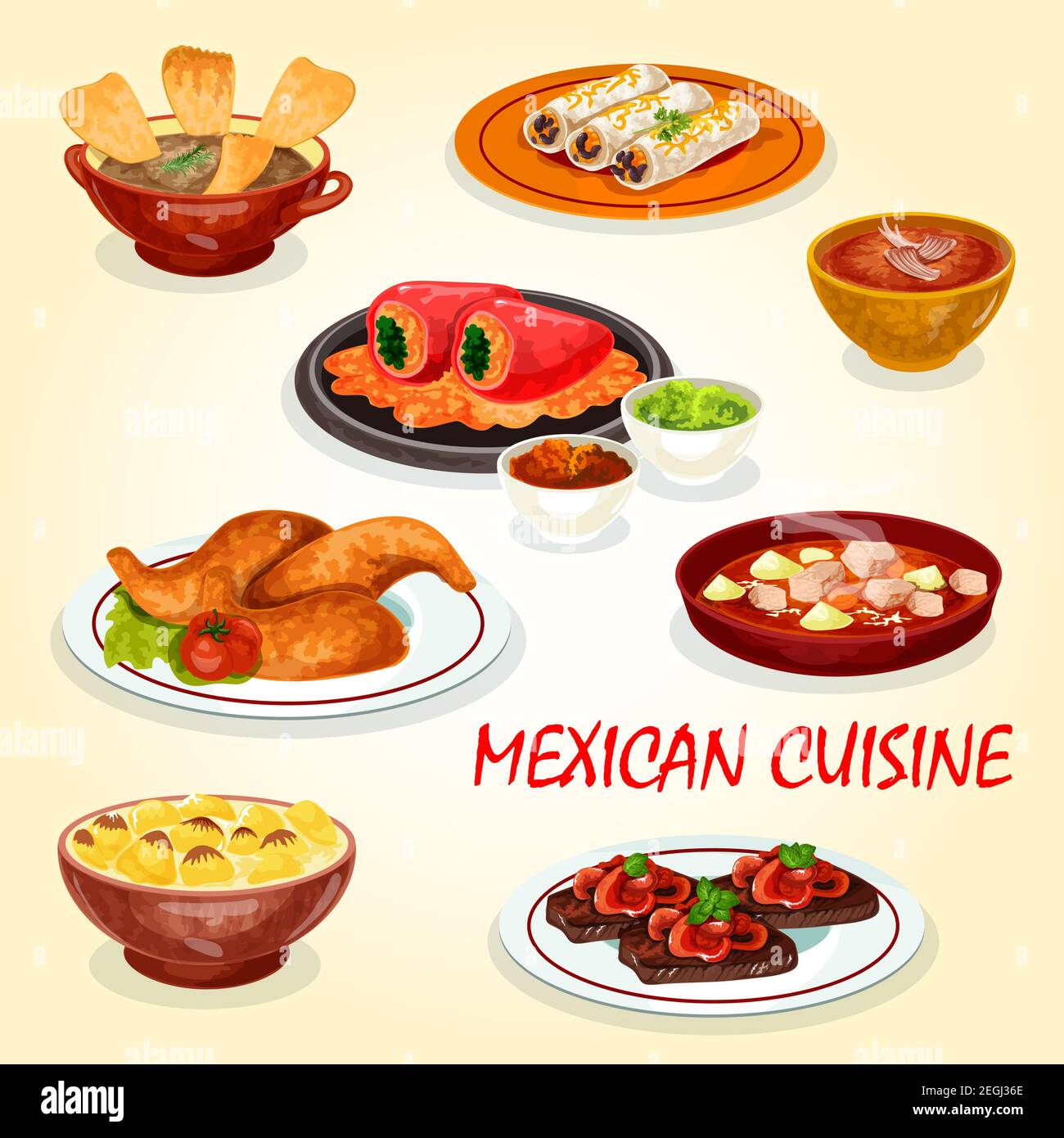 Vegetable stew chicken potato Stock Vector Images - Alamy