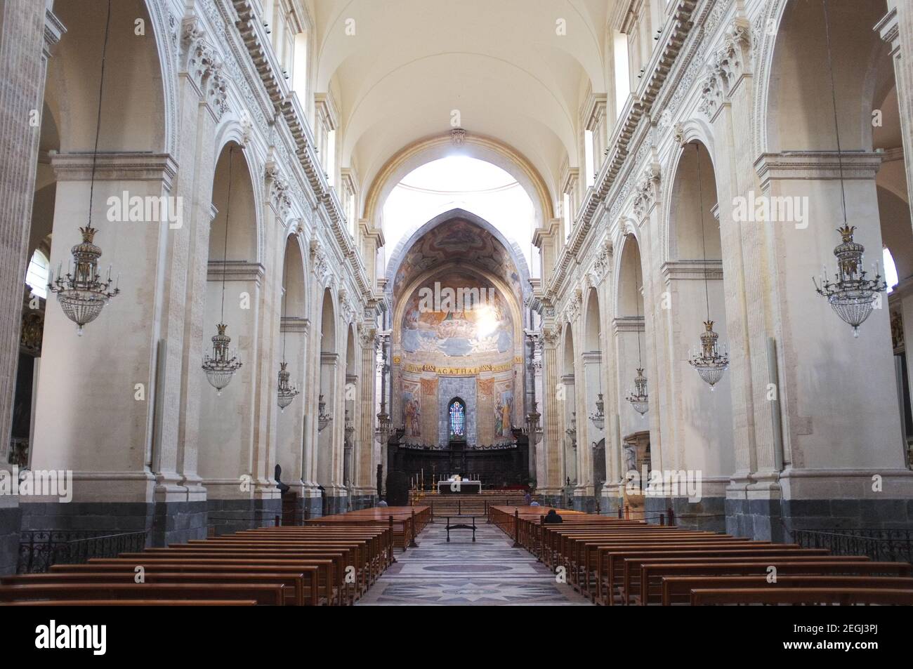 Cathedral interior catania sicily italy hi-res stock photography and ...