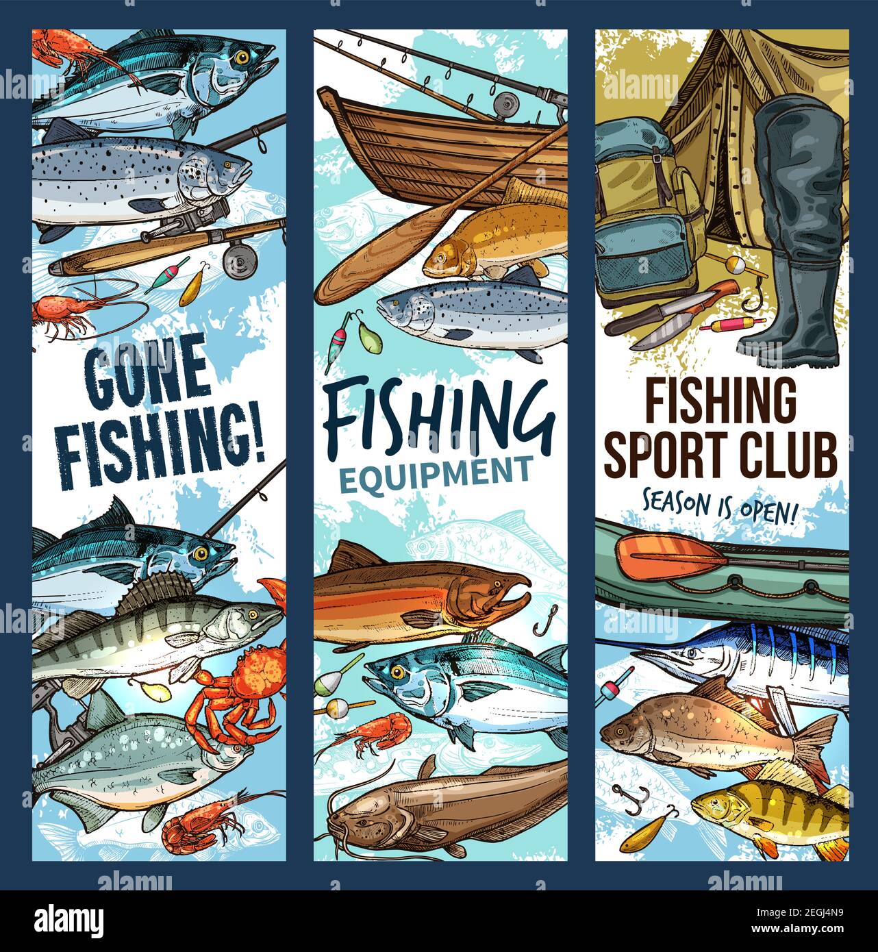 Angler carp Stock Vector Images - Alamy