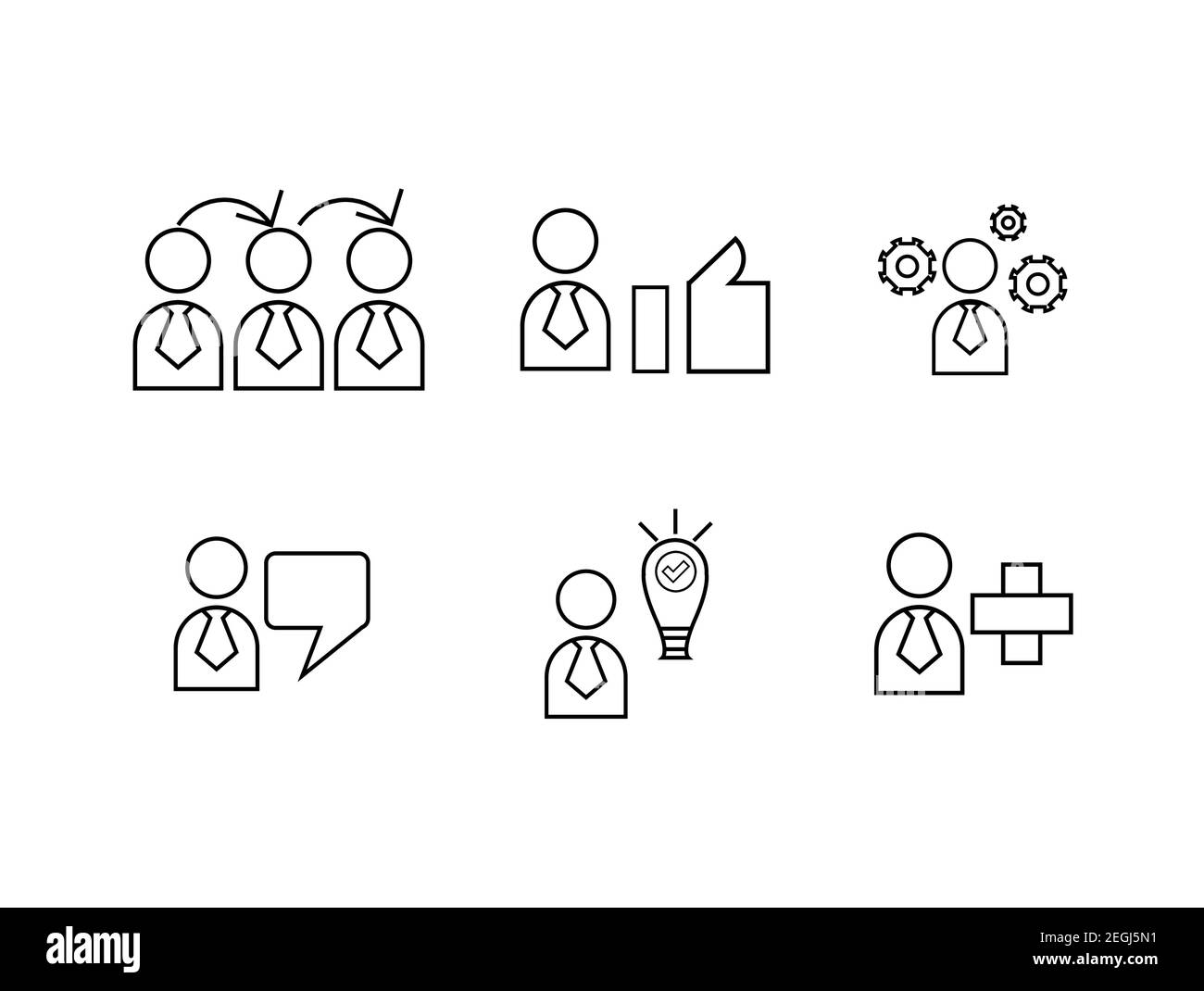 Team work icon Stock Vector Images - Alamy