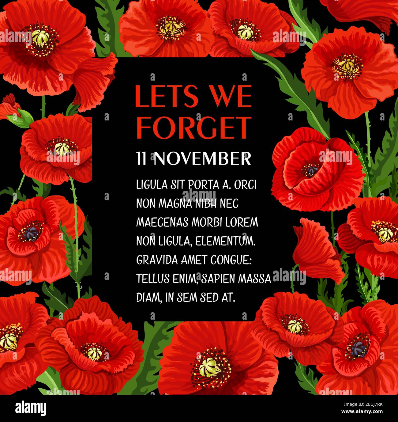 R poppy Stock Vector Images - Alamy