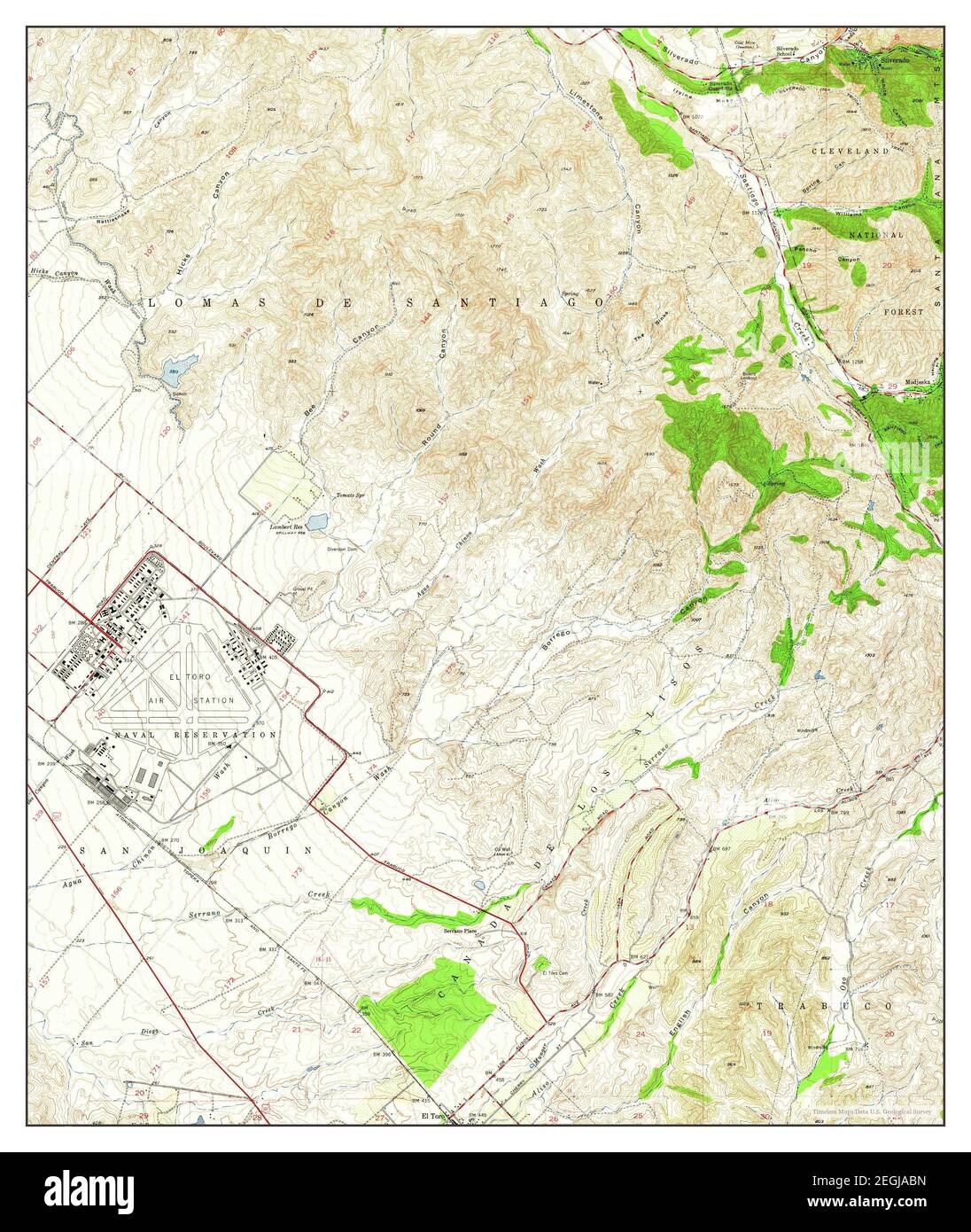 El Toro, California, map 1949, 1:24000, United States of America by ...