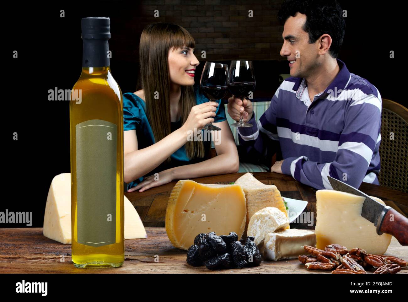 Olive oil various cheeses hi-res stock photography and images - Alamy