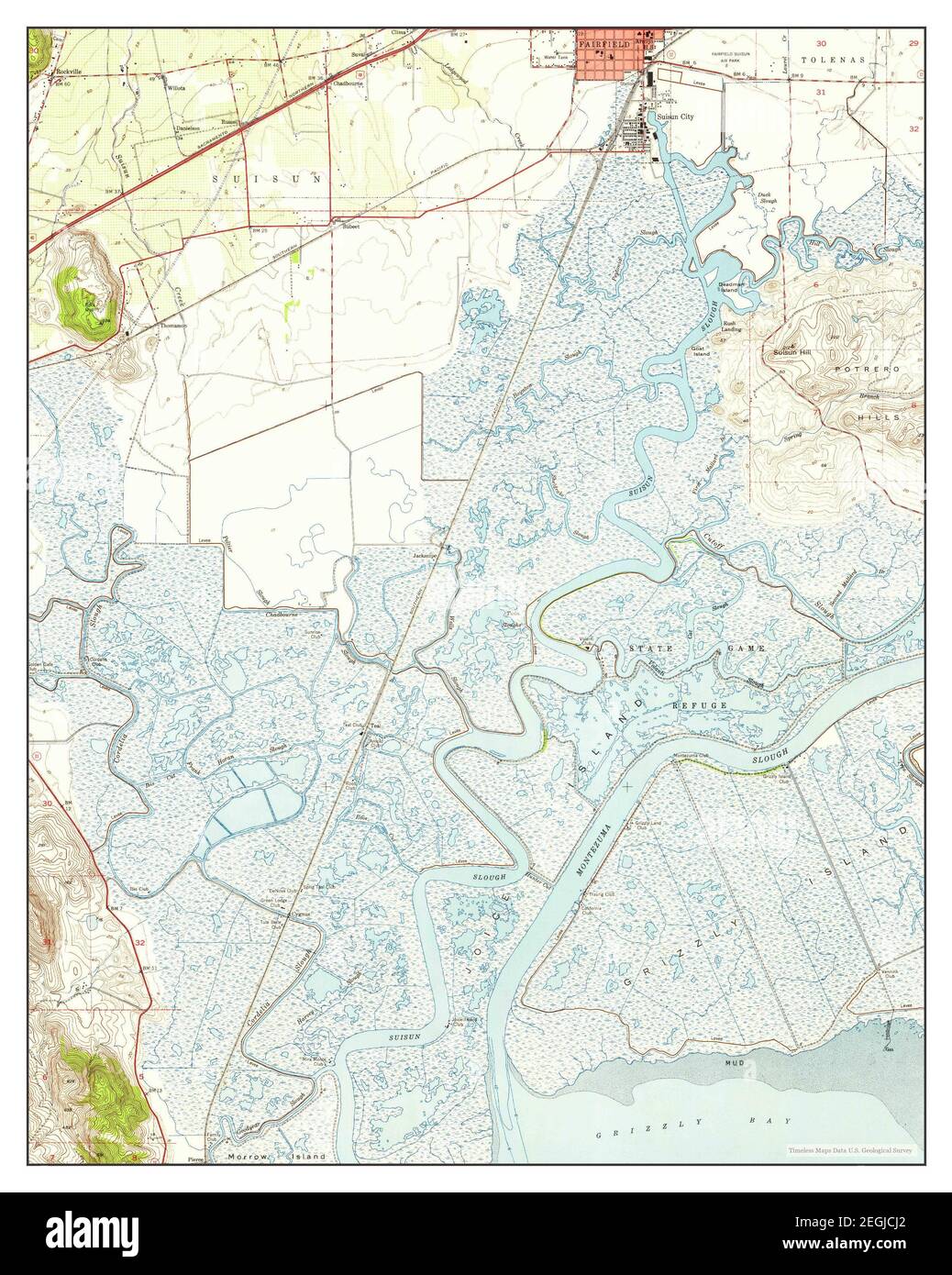 Fairfield california map hi-res stock photography and images - Alamy