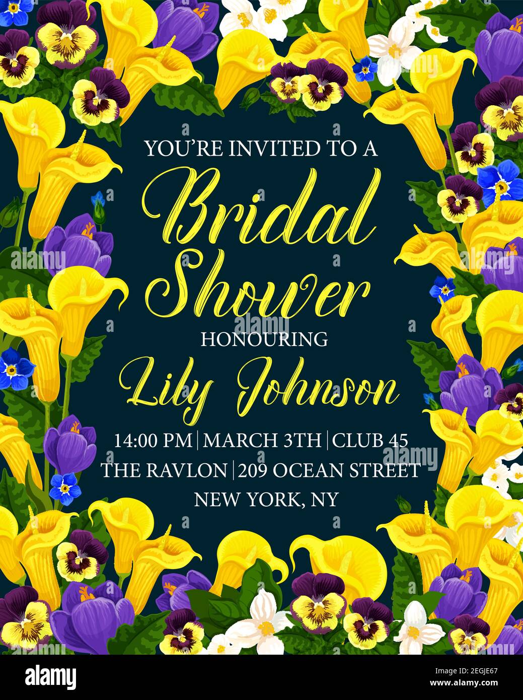 Yellow And Black Invitation Cards Honey Bee Insects Theme Invitation