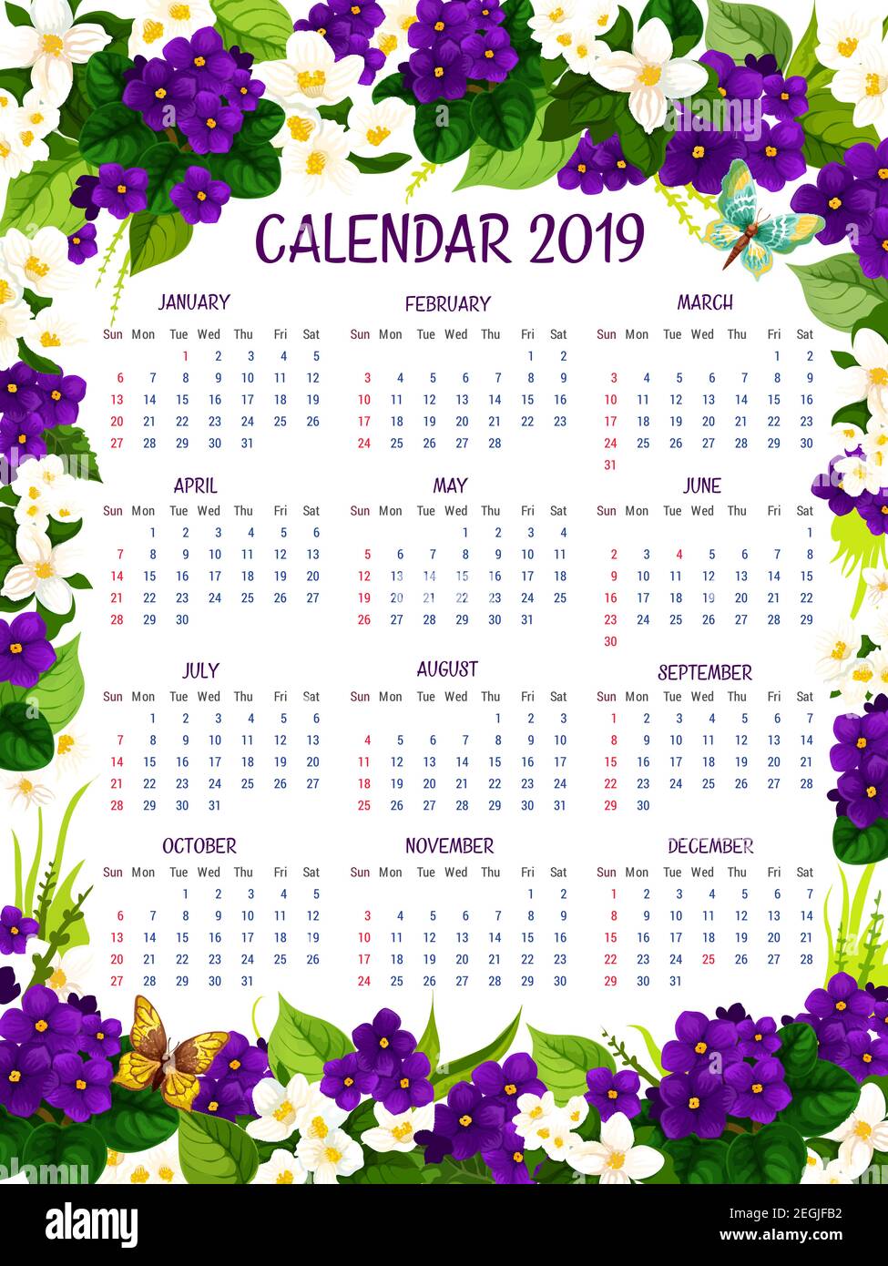 Summertime 2019 Stock Vector Images - Alamy