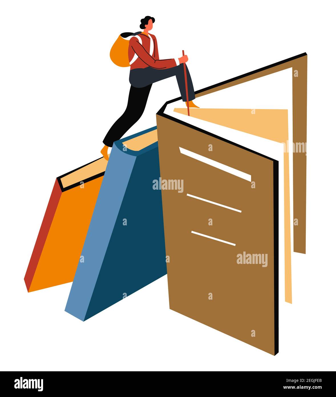 Adventurous book Stock Vector Images - Alamy