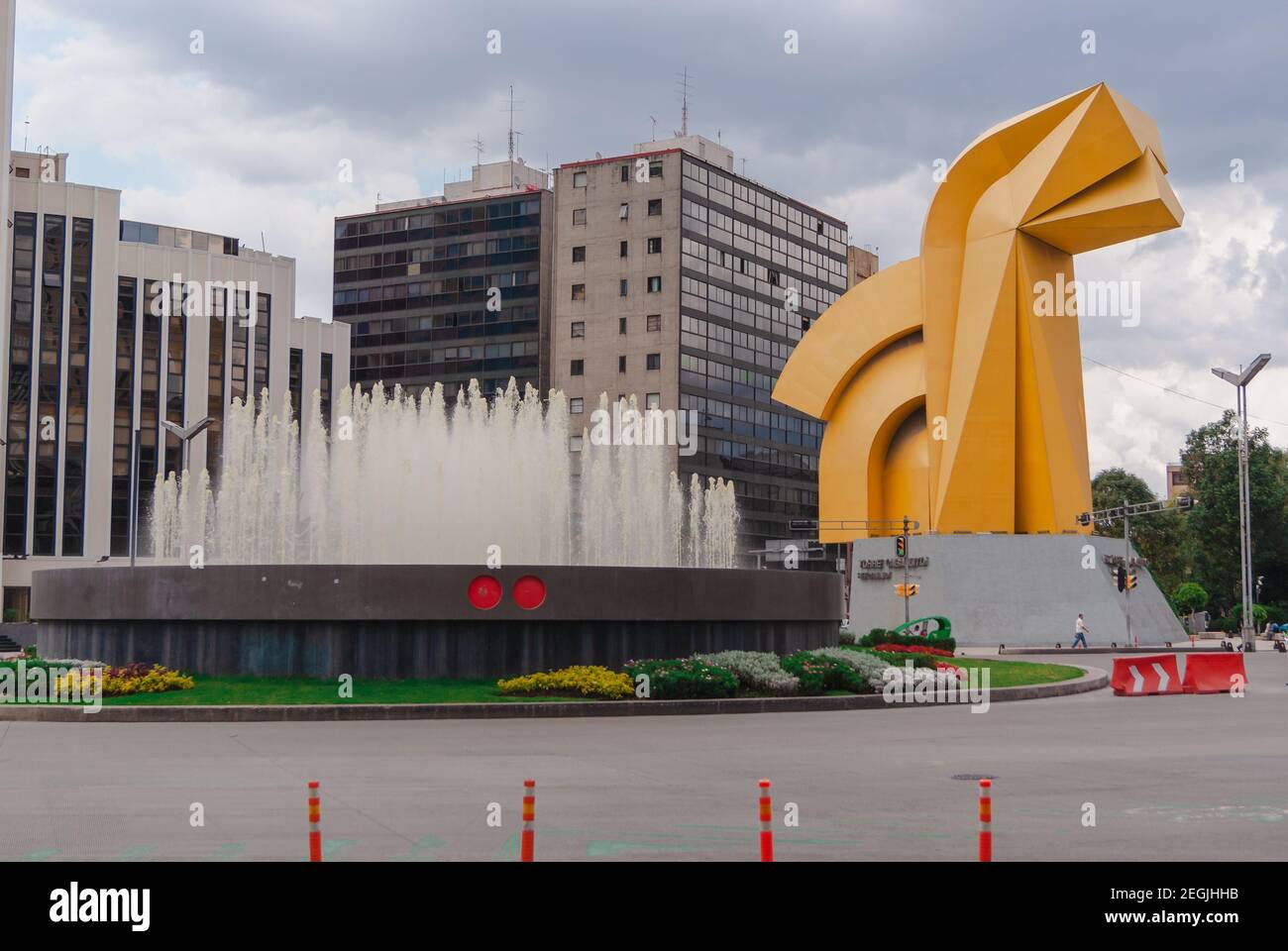 Mexico, Mexico City, August 26, 2012, The streets with its people in a ...
