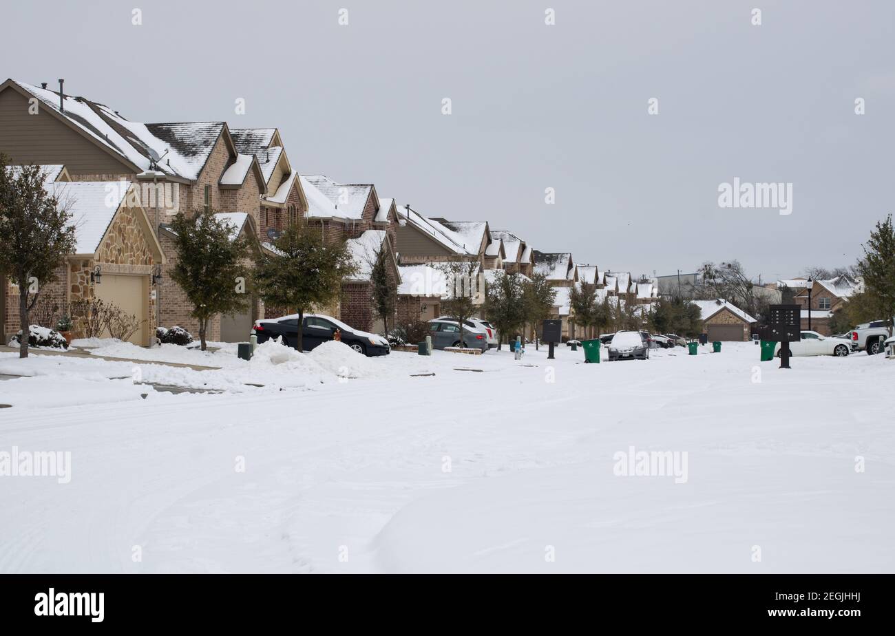 Texas snowstorm hi-res stock photography and images - Alamy