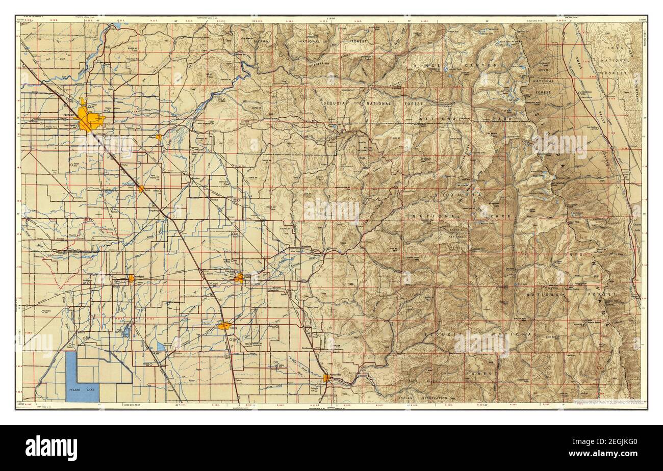 fresno county map
