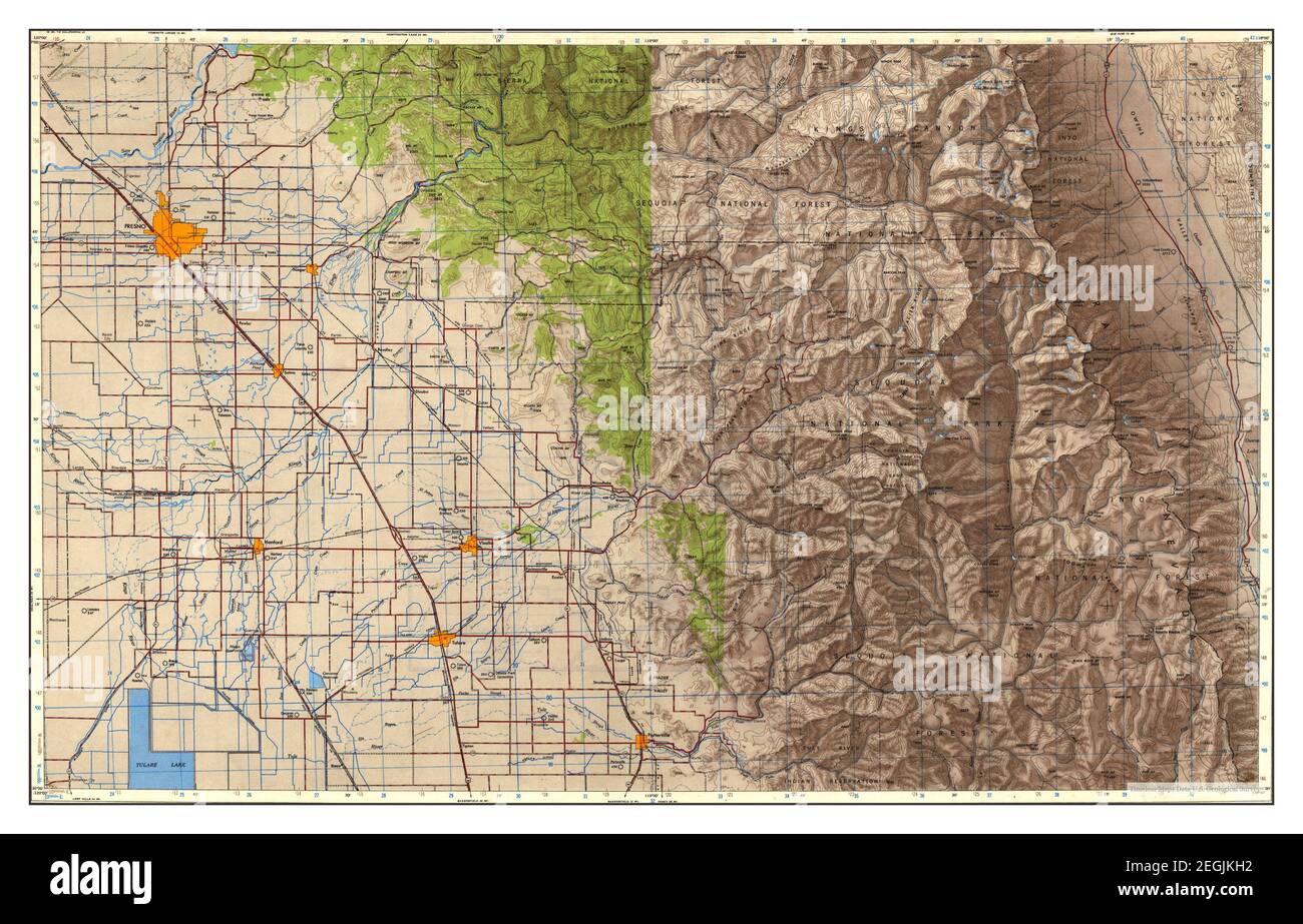 fresno county map