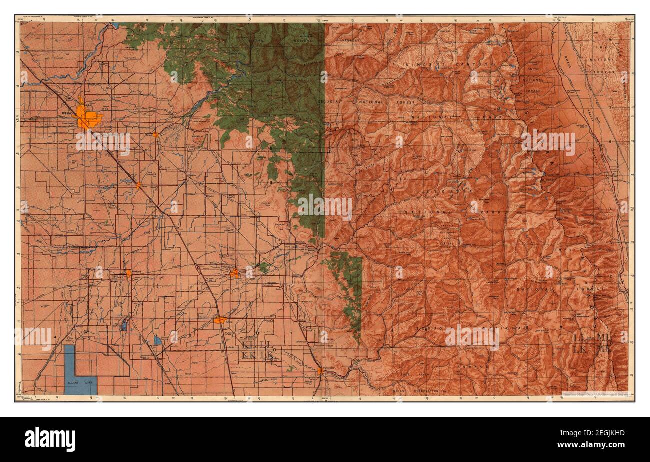 fresno county map