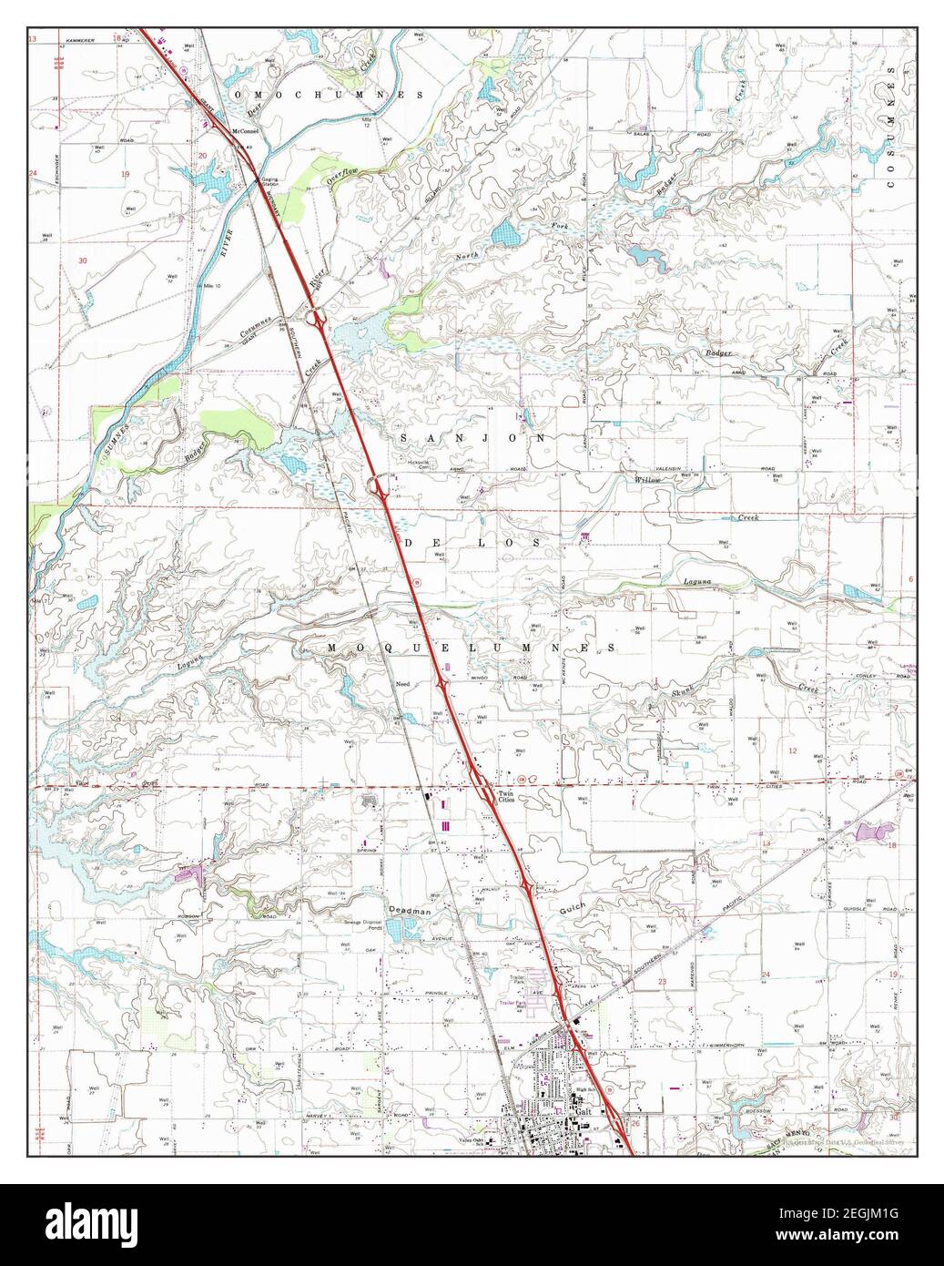 Galt, California, map 1968, 1:24000, United States of America by ...