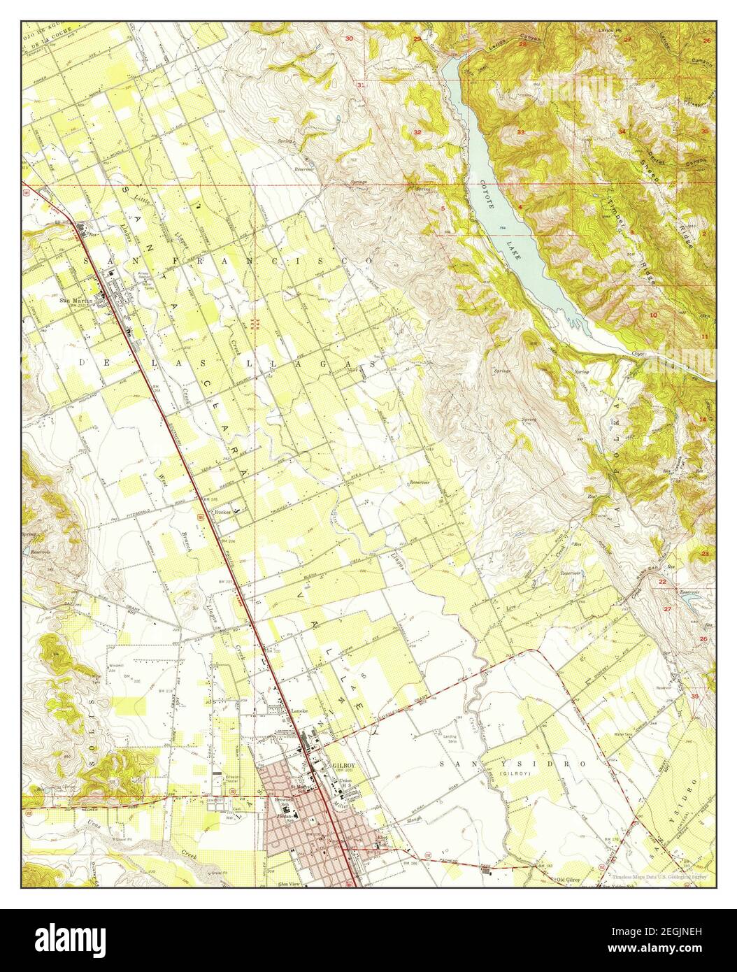 Map of gilroy hi-res stock photography and images - Alamy