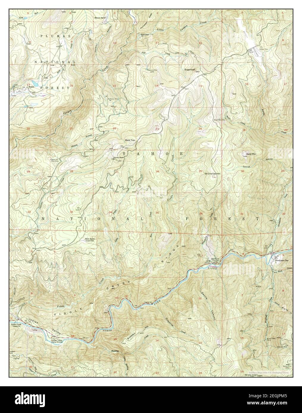 Goodyears Bar, California, map 1951, 1:24000, United States of America ...