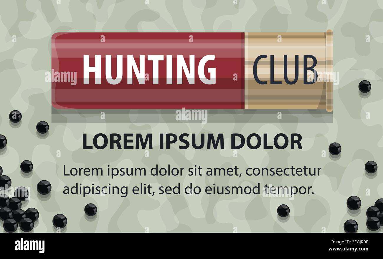 Hunter club or hunting open season poster of hunter gun or rifle ...