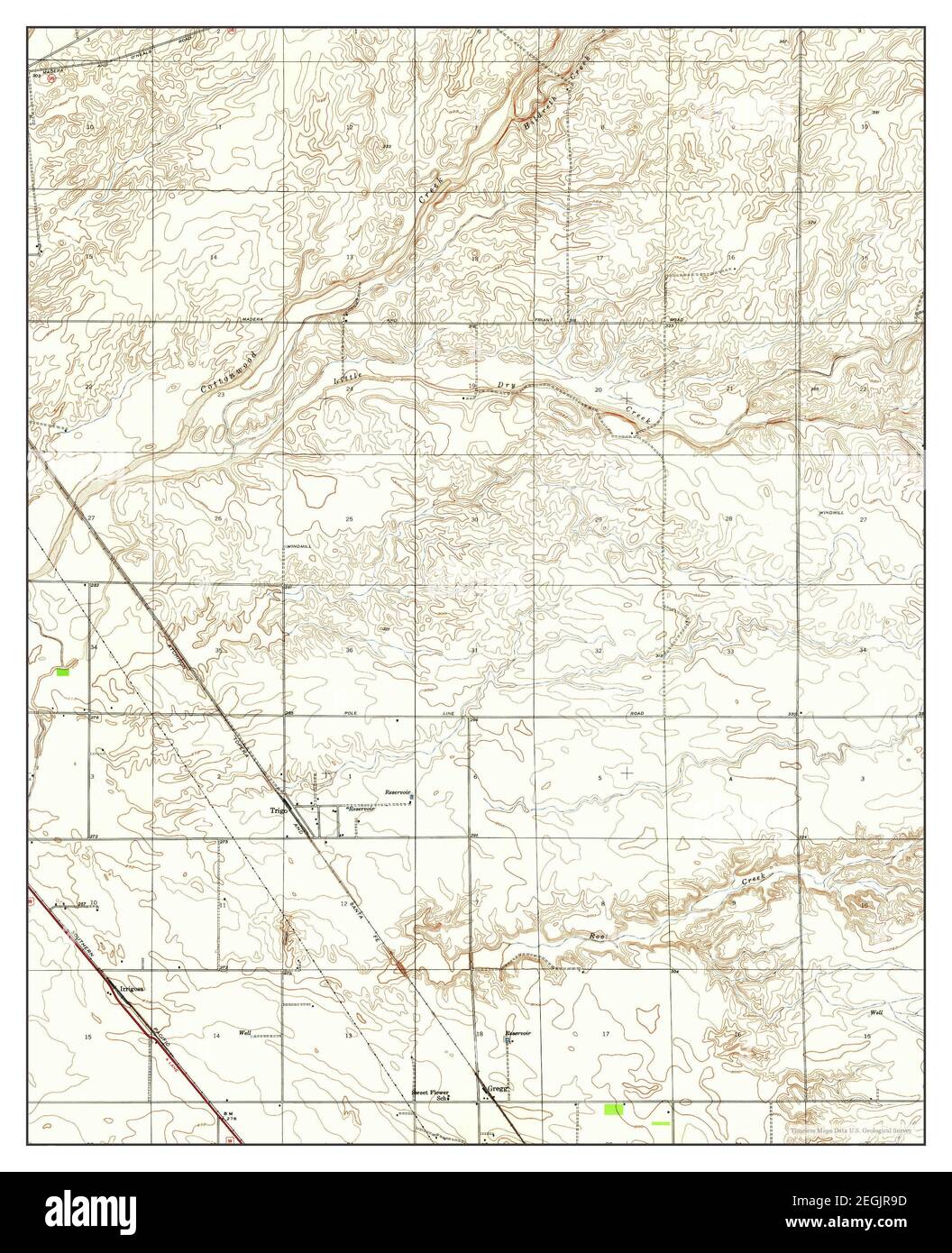 Gregg, California, map 1946, 1:24000, United States of America by ...
