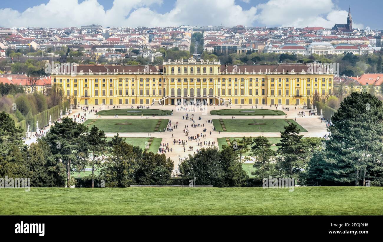Schloss schönbrunn 2019 hi-res stock photography and images - Alamy