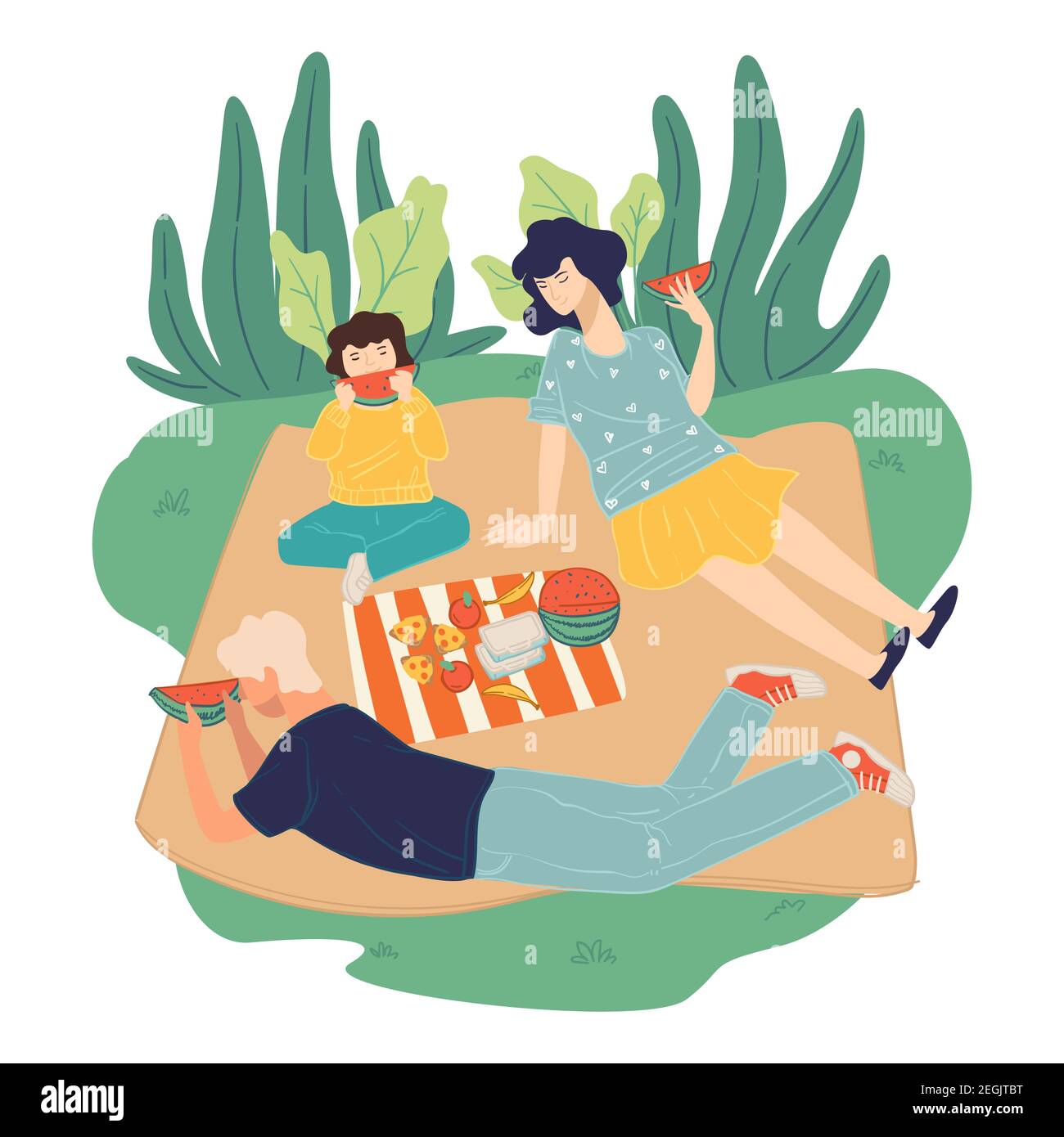 Spring outdoor activities Cut Out Stock Images & Pictures - Alamy