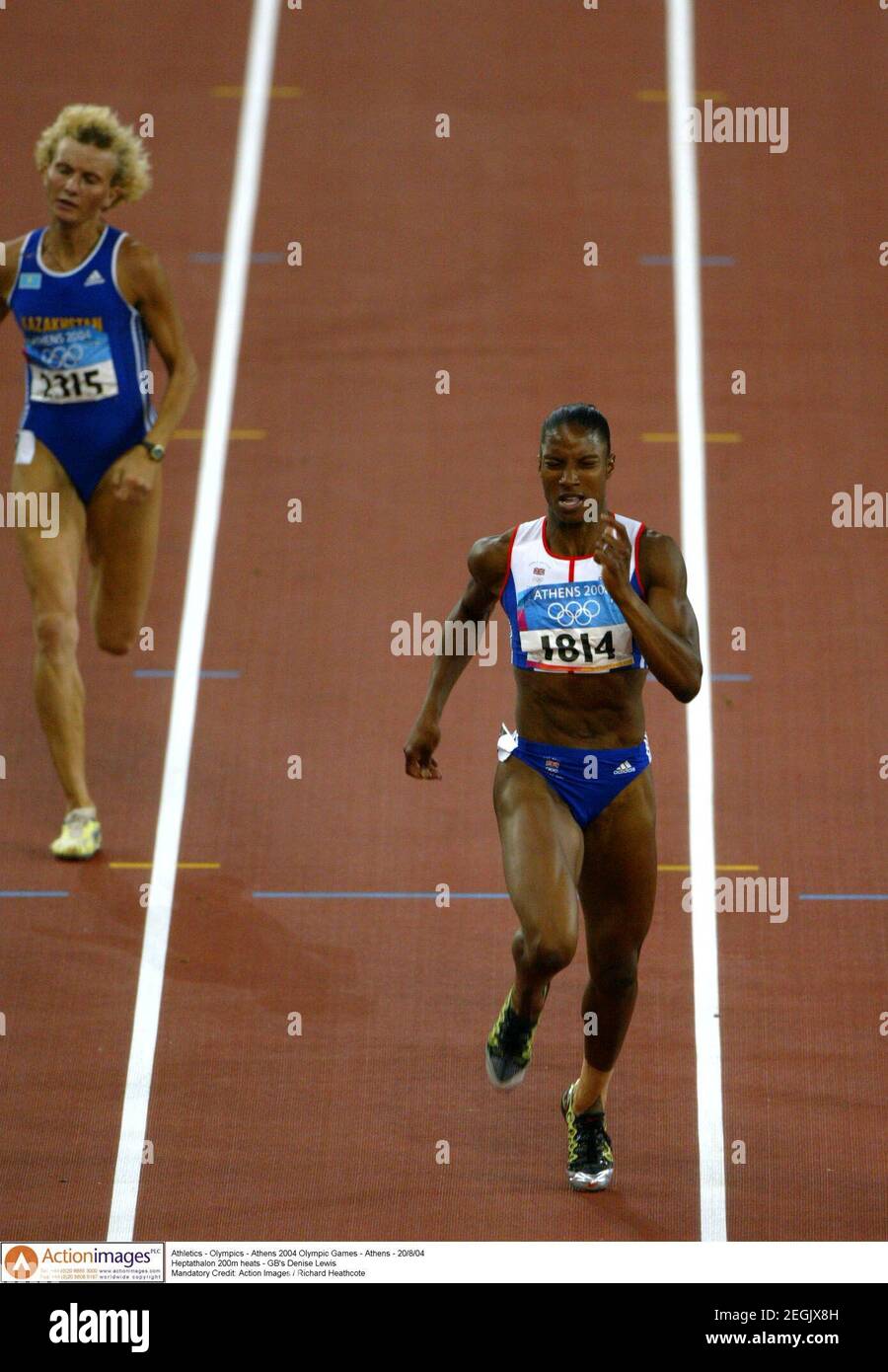Athletics action denise lewis hi-res stock photography and images - Alamy