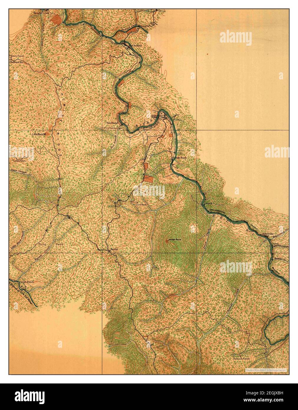 Harris, California, map 1920, 1:62500, United States of America by ...
