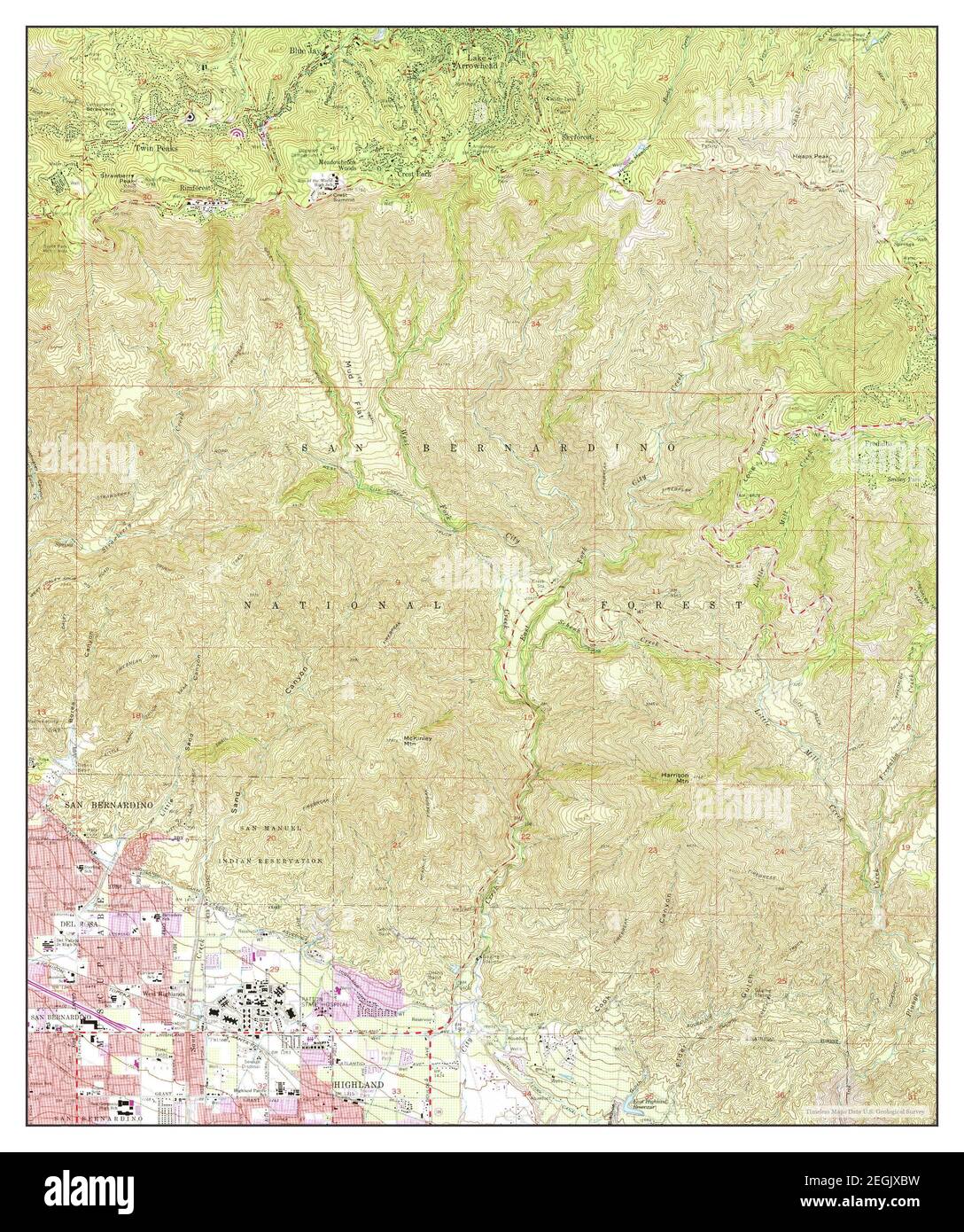Harrison Mtn, California, map 1967, 1:24000, United States of America ...