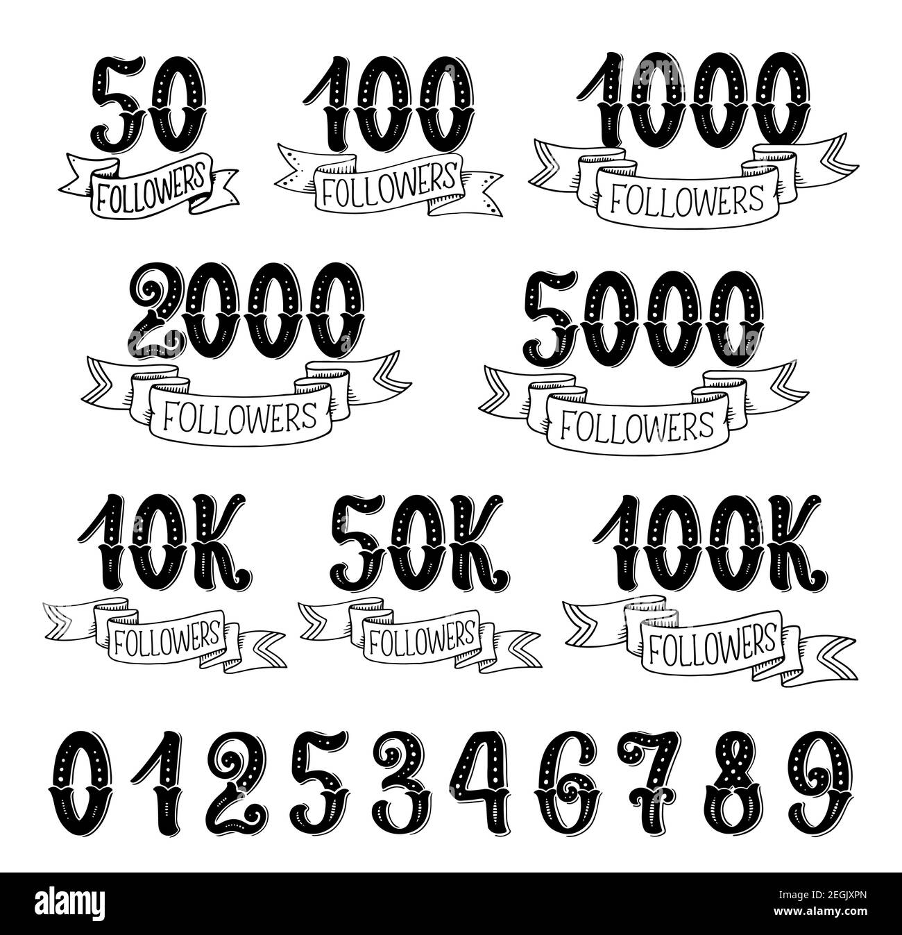 Hundreds and thousand Stock Vector Images - Alamy