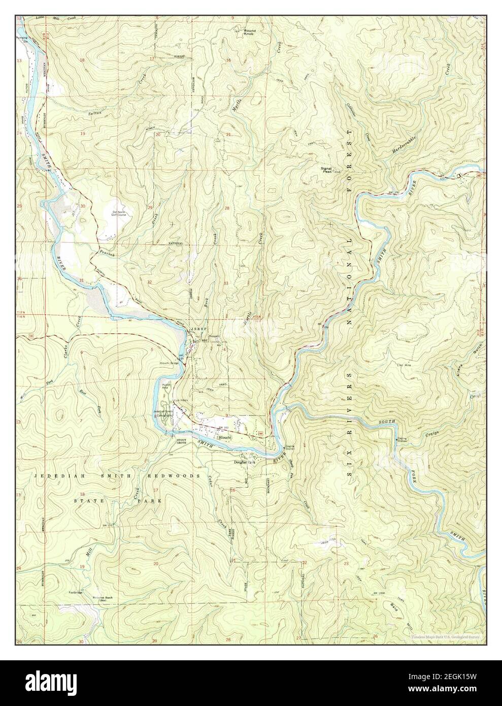 Hiouchi, California, map 1966, 1:24000, United States of America by ...
