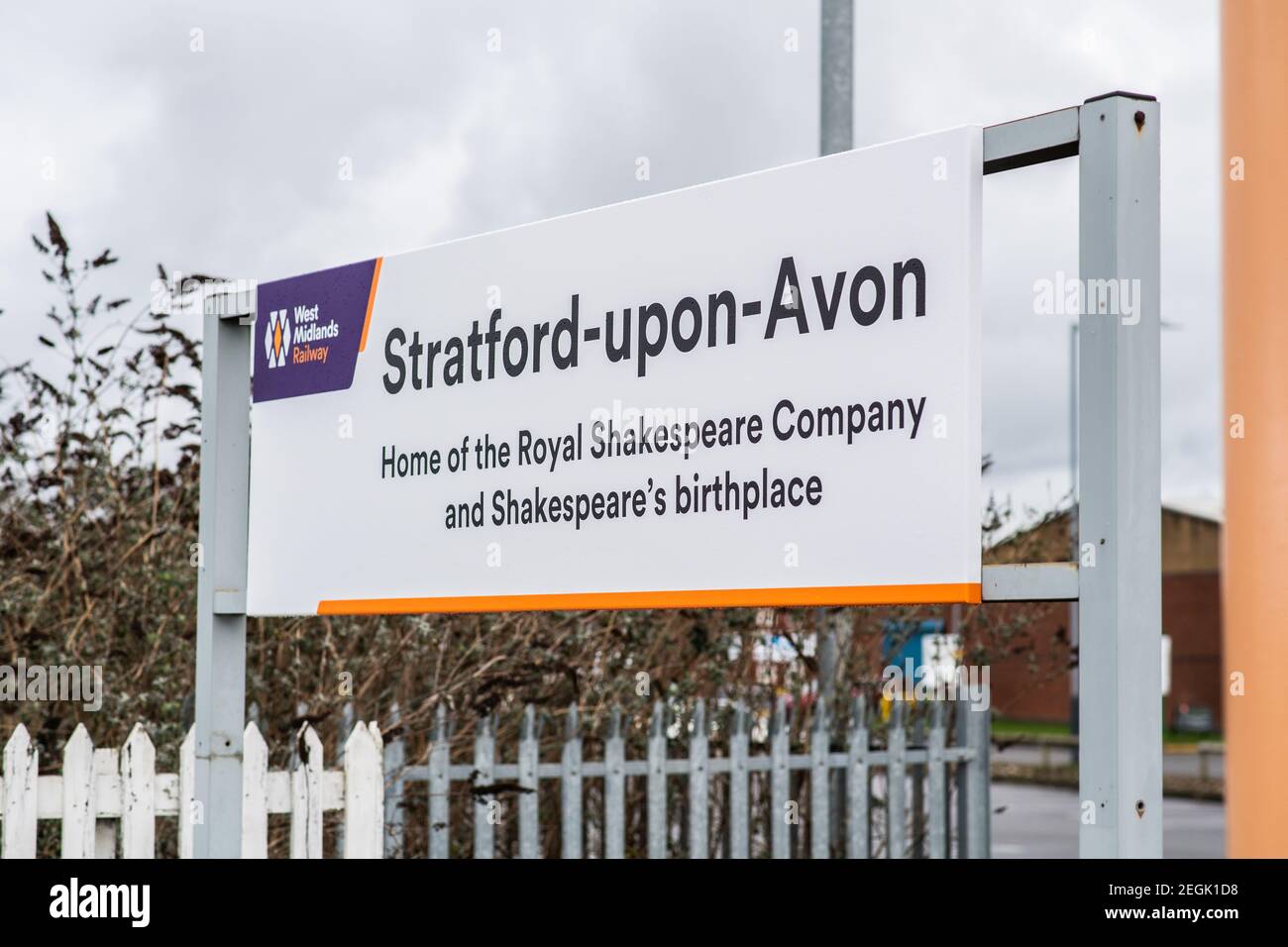 New signage at Stratford Upon Avon station - 1 day old! They were ...