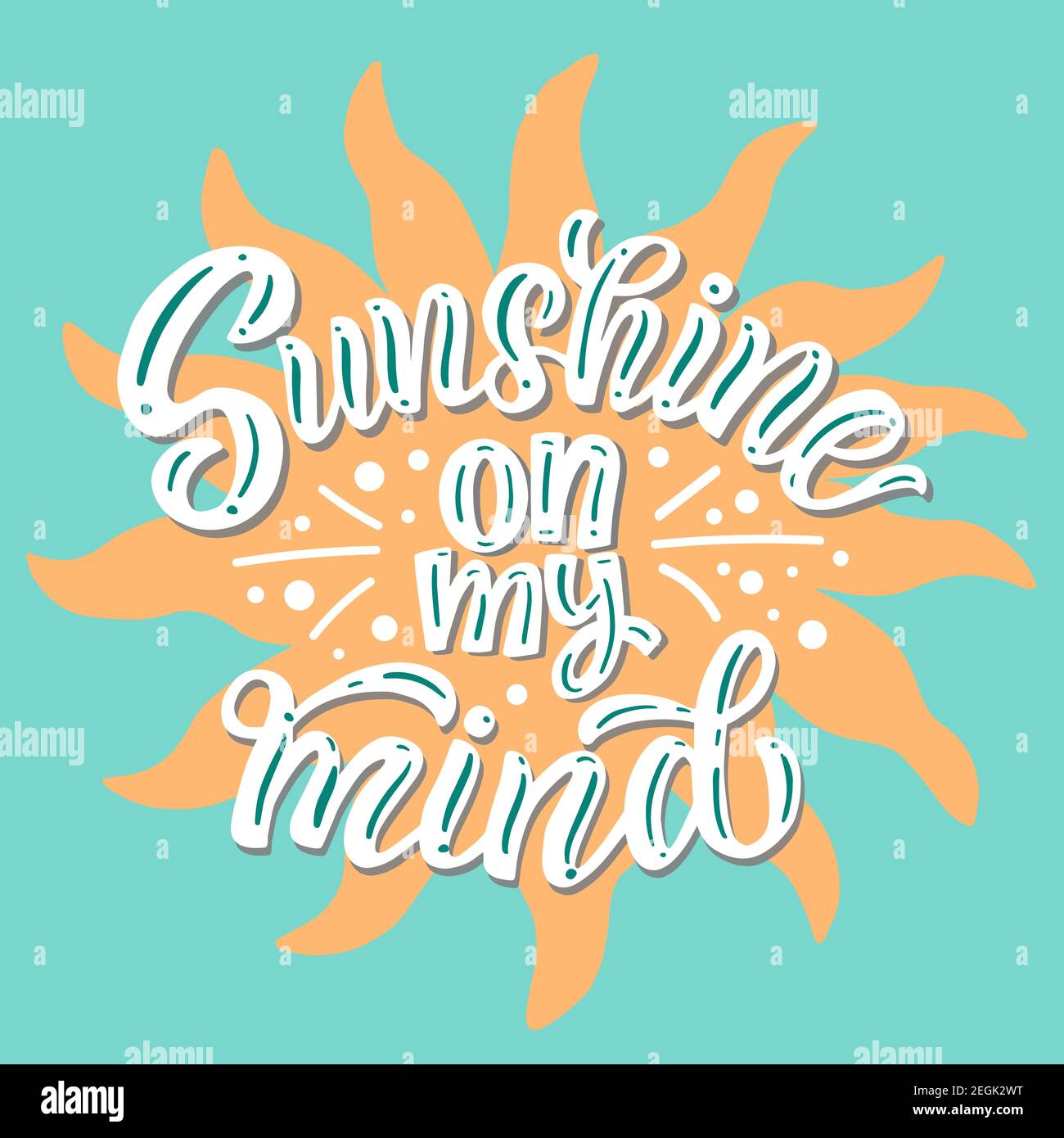 Sunshine word Stock Vector Images - Alamy
