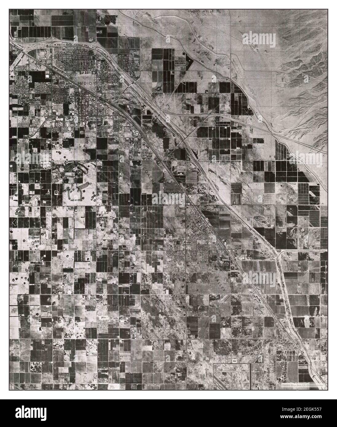 Map of indio hi-res stock photography and images - Alamy