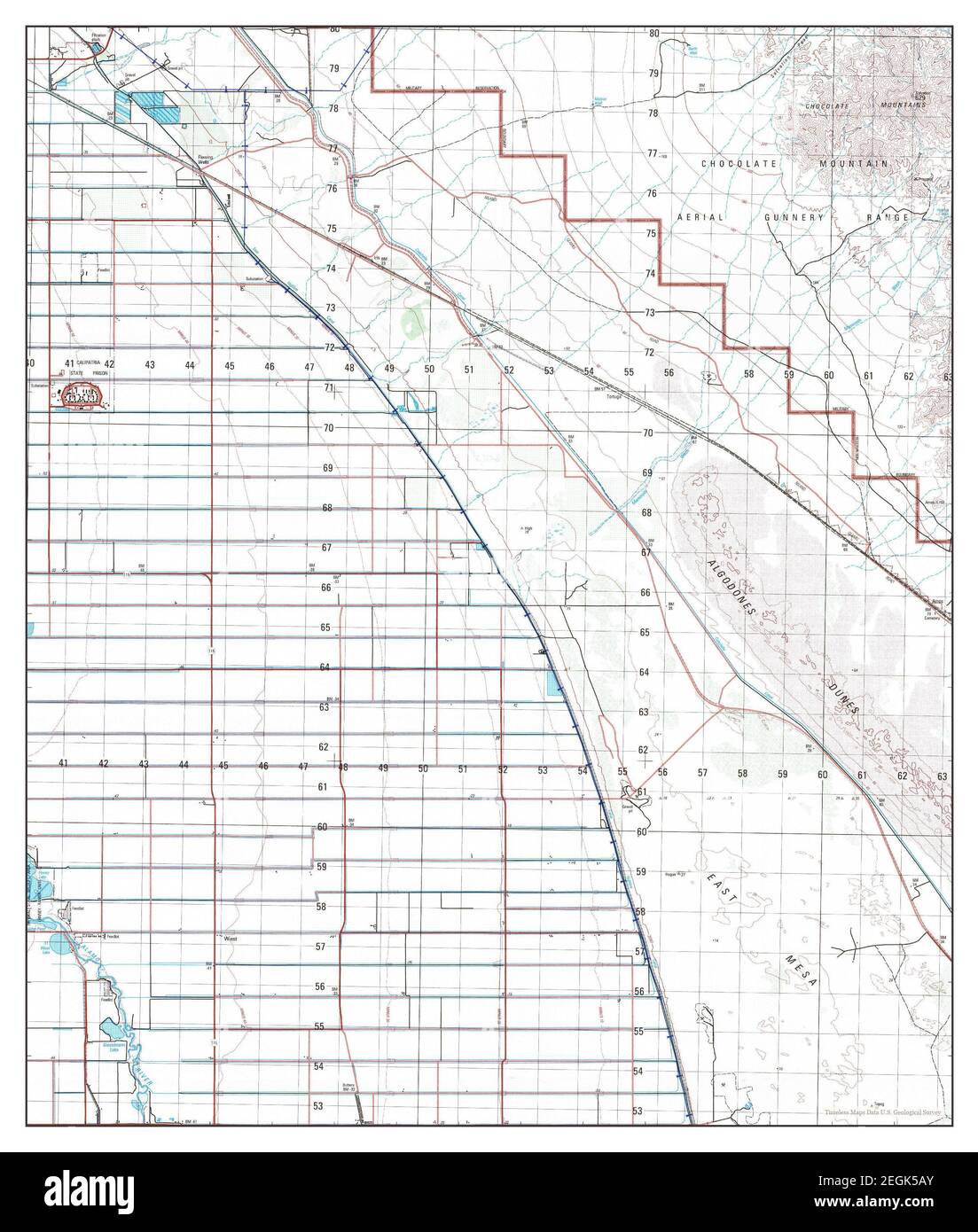 Iris, California, map 2002, 1:50000, United States of America by ...