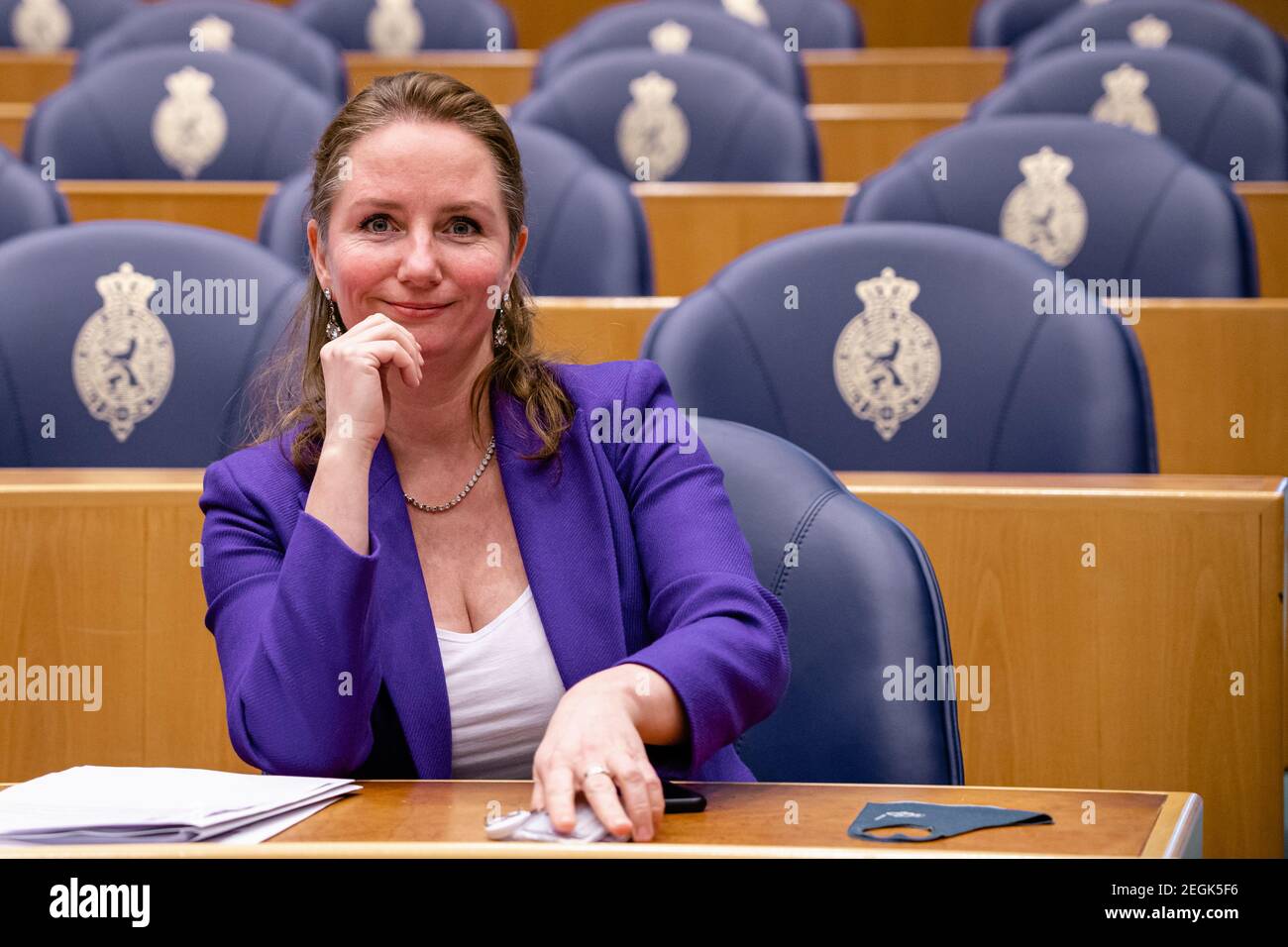 THE HAGUE, NETHERLANDS - JANUARY 26: Fleur Agema of PVV seen during the ...