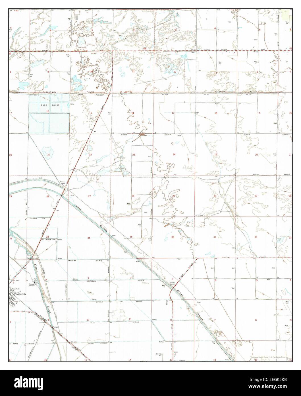 Jamesan, California, map 1963, 1:24000, United States of America by ...