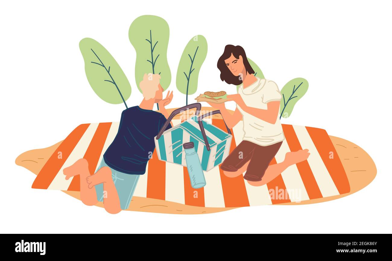 Group picnic park Cut Out Stock Images & Pictures - Alamy