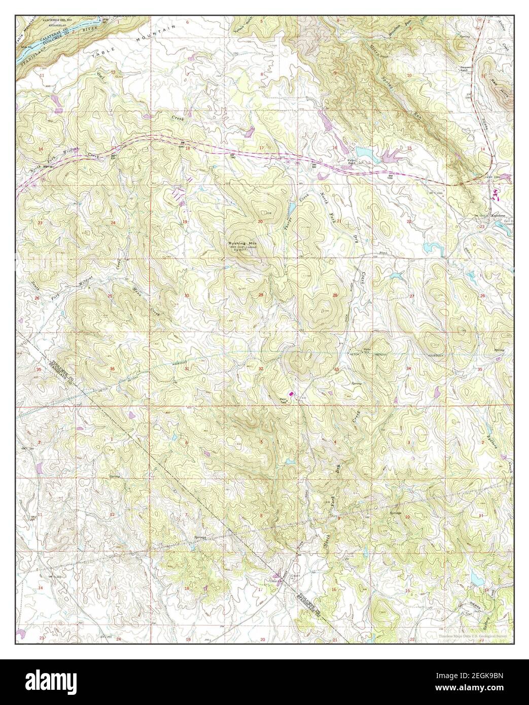 Keystone, California, map 1962, 1:24000, United States of America by ...