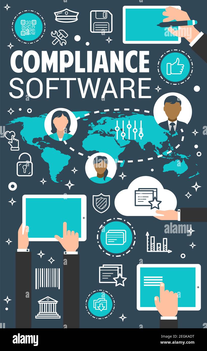 Compliance management software banner for regulatory compliance themes ...