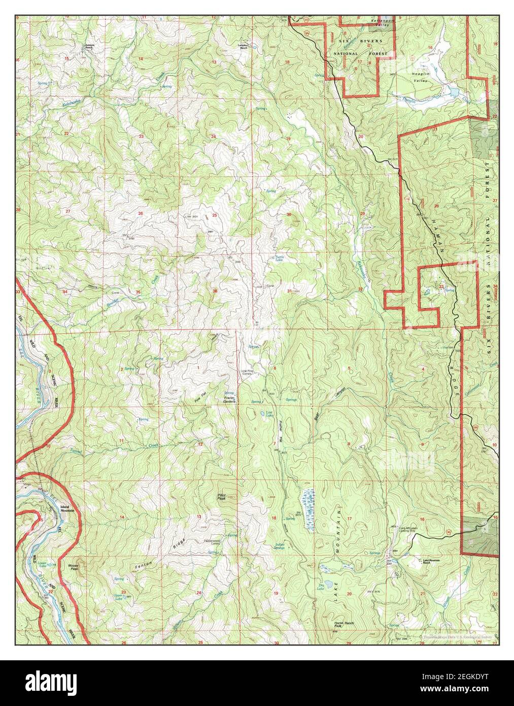 Lake Mountain, California, map 1997, 1:24000, United States of America ...