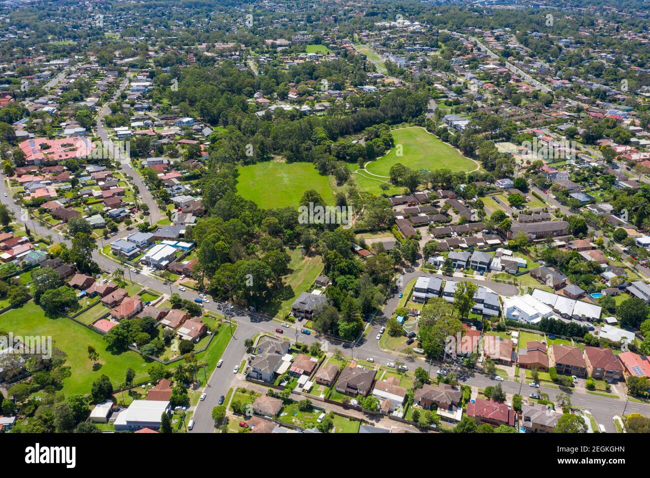 The Sydney suburb of Ermington Stock Photo - Alamy