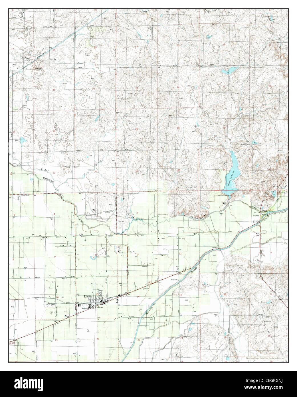 Linden, California, map 1997, 1:24000, United States of America by ...